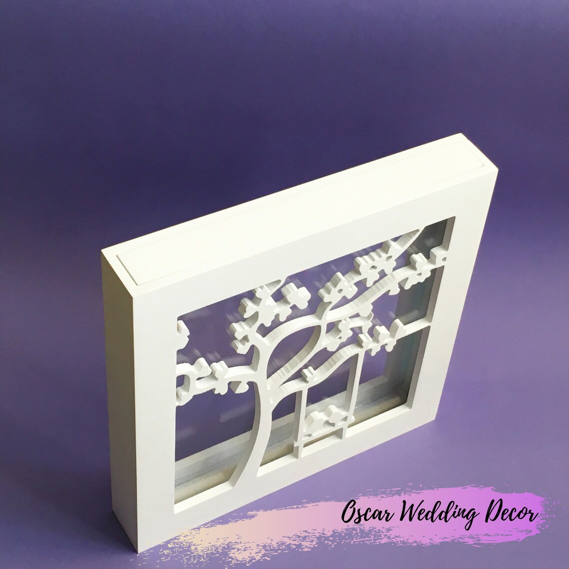 Wedding sand frame Tree with Birds Unity ceremony idea | Etsy