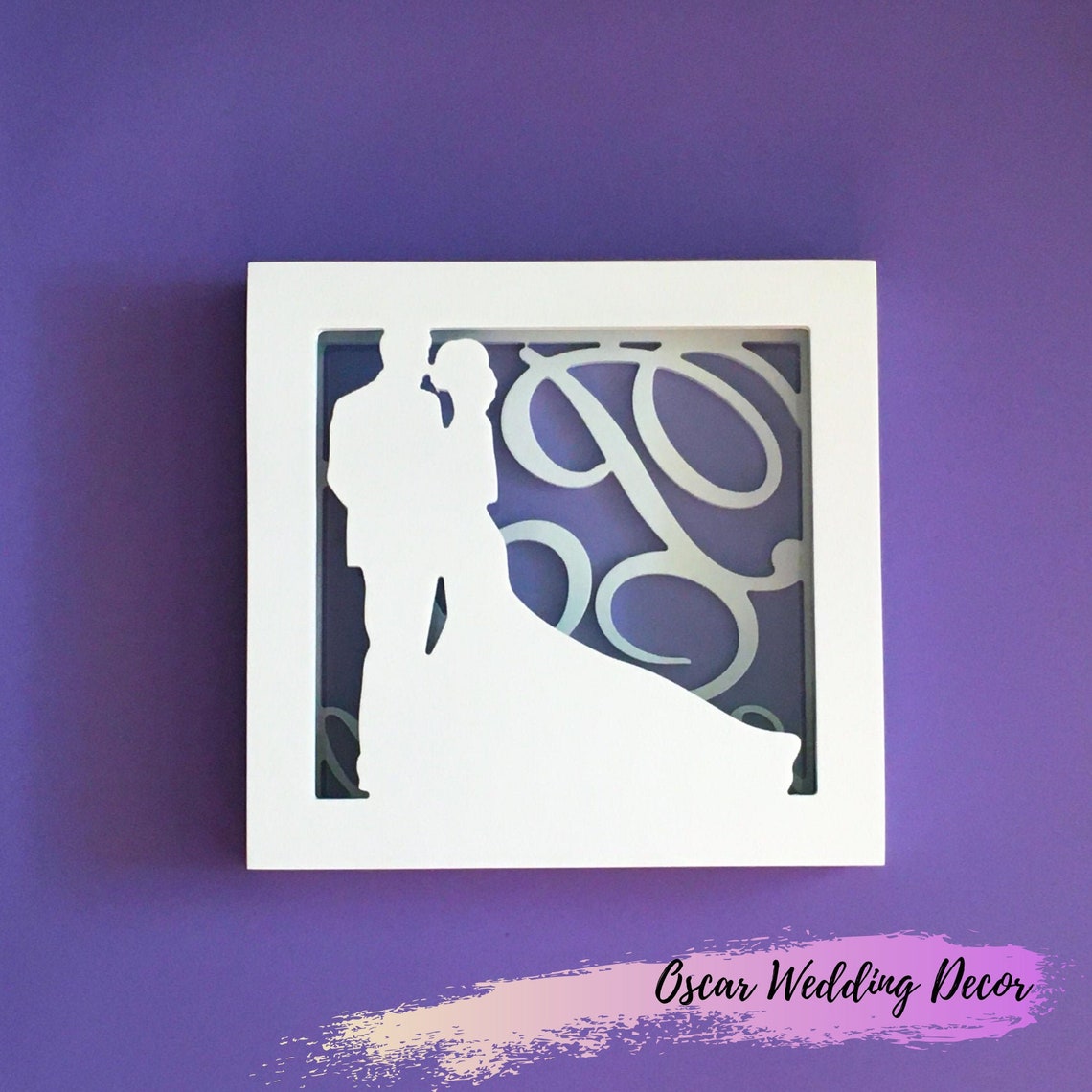 Sand ceremony box Personalized sand ceremony frame Couple | Etsy