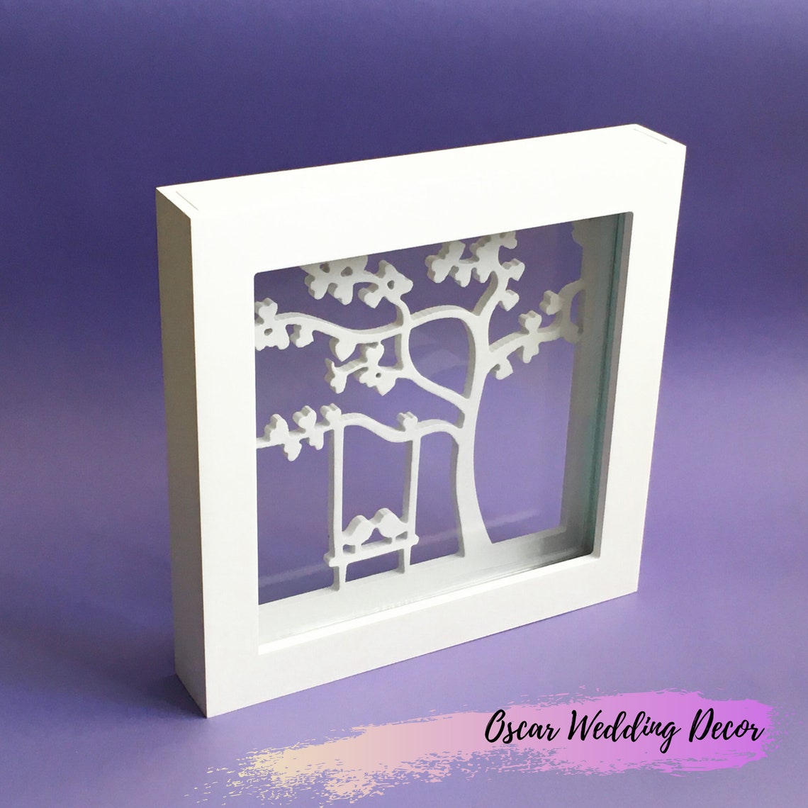 Wedding sand frame Tree with Birds Unity ceremony idea | Etsy