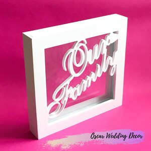 Unity Sand Ceremony Frame for Wedding Blended Family Shadow Box Our ...