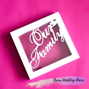 Unity Sand Ceremony Frame for Wedding Blended Family Shadow Box Our ...