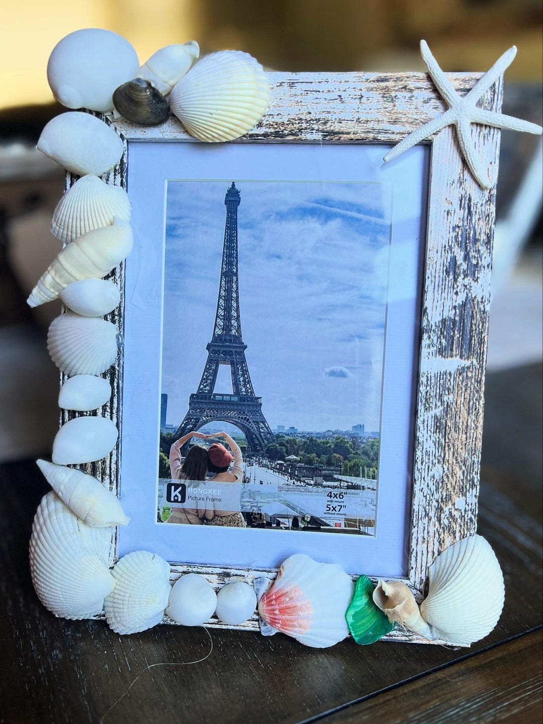 Handmade Seashell Picture Frame! - Etsy