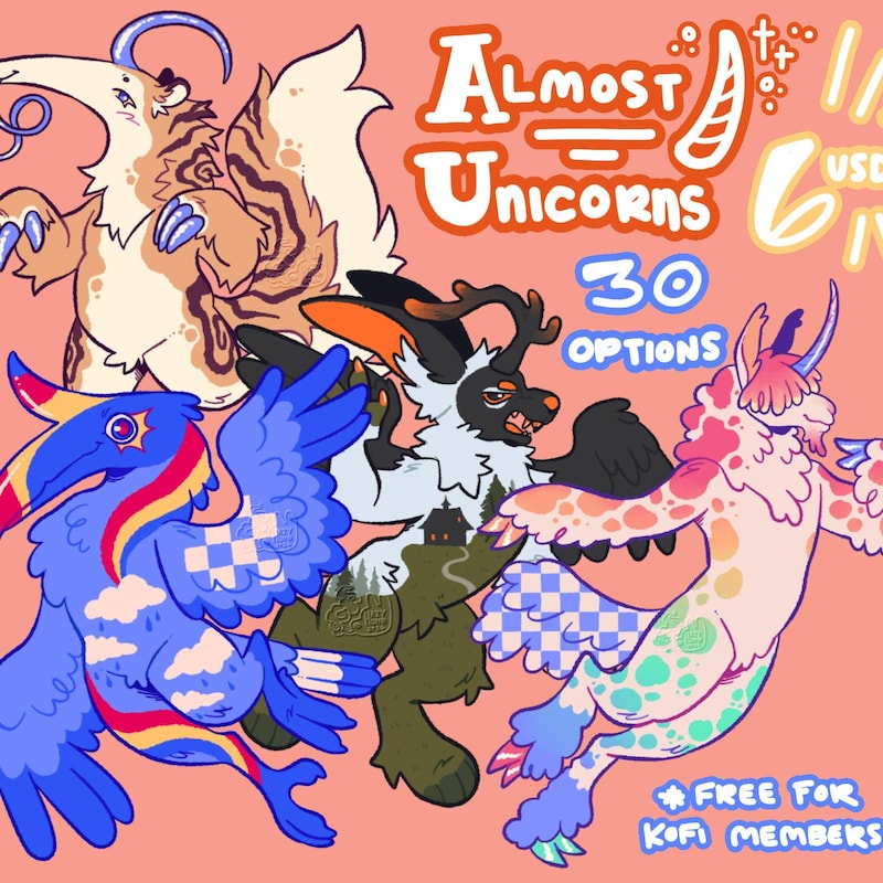 Furry Art Unicorn - Etsy