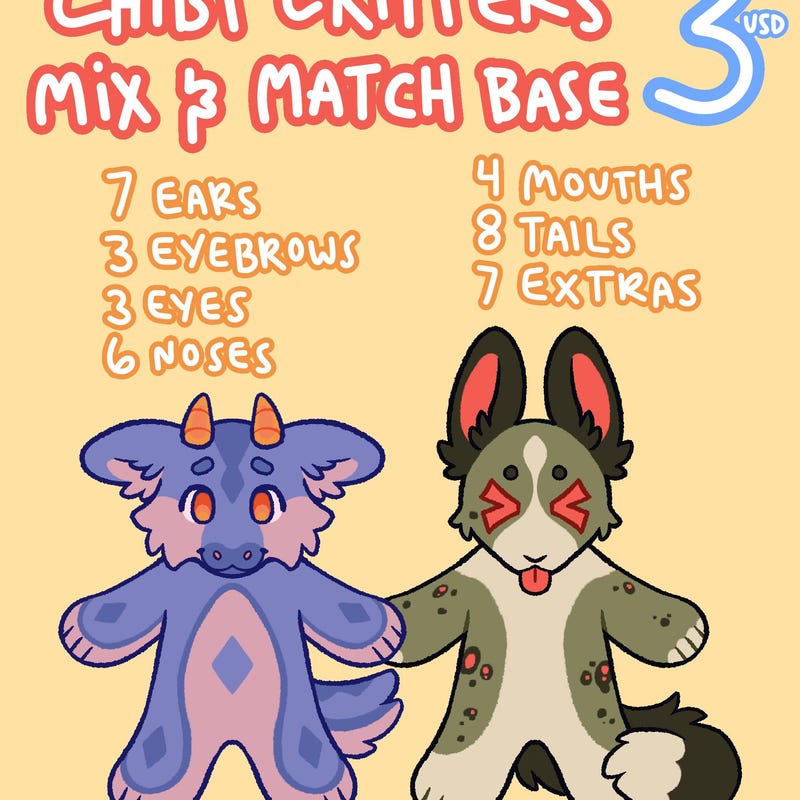 Chibi Base - Etsy