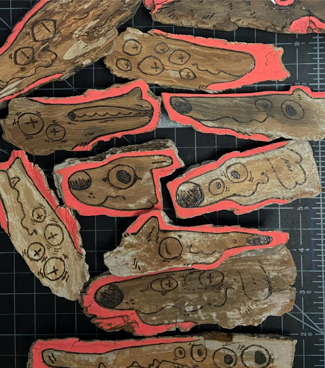 Silly Critter Woodburns | Woodburn, Pyrography, Wolf, Werewolf, Critter ...