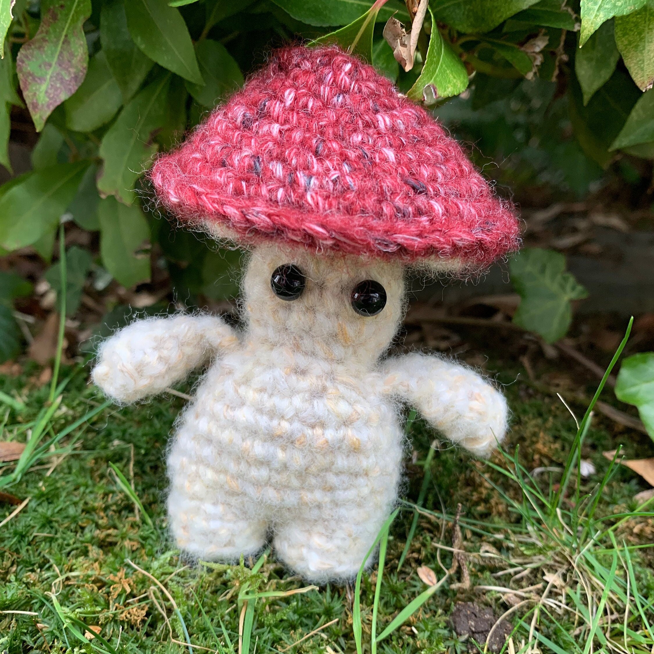 Mushroom Folk Doll Crochet Pattern - Beginner No-sew Amigurumi ...
