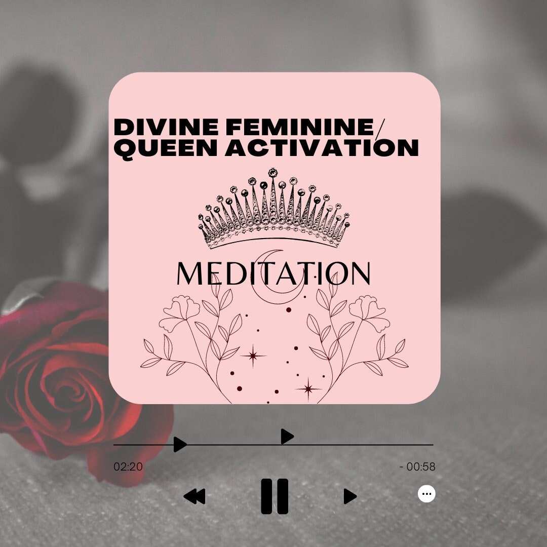 DIVINE FEMININE ENERGY/ Queen Activation Meditation - Etsy