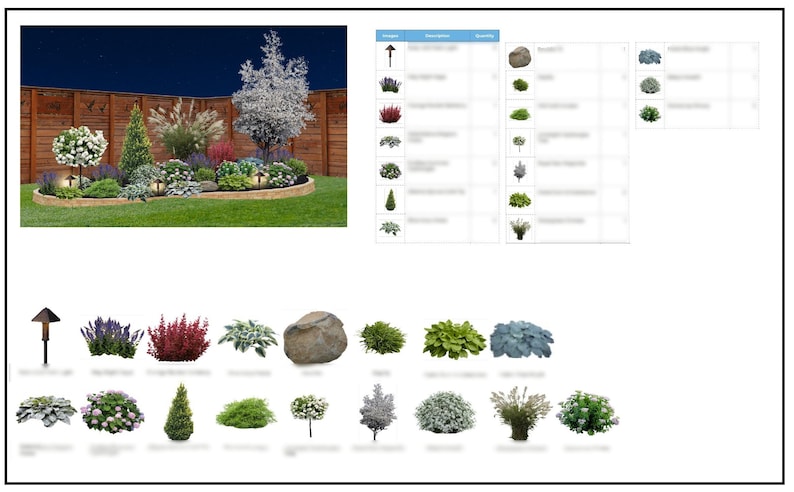 Premade Landscape Design, Landscape Berm, Zone 4-9 Berm, Berm Flower ...