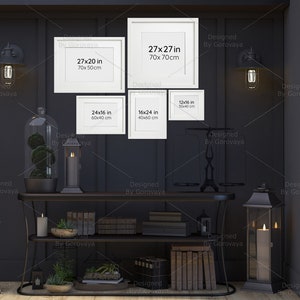 Interior Mockup, Black Wall Mockup, Empty Wall Mockup, Antique Store ...