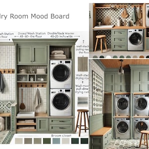 2D Laundry Room, 2D CAD Cabinet Design, Custom Draft, Bespoke ...