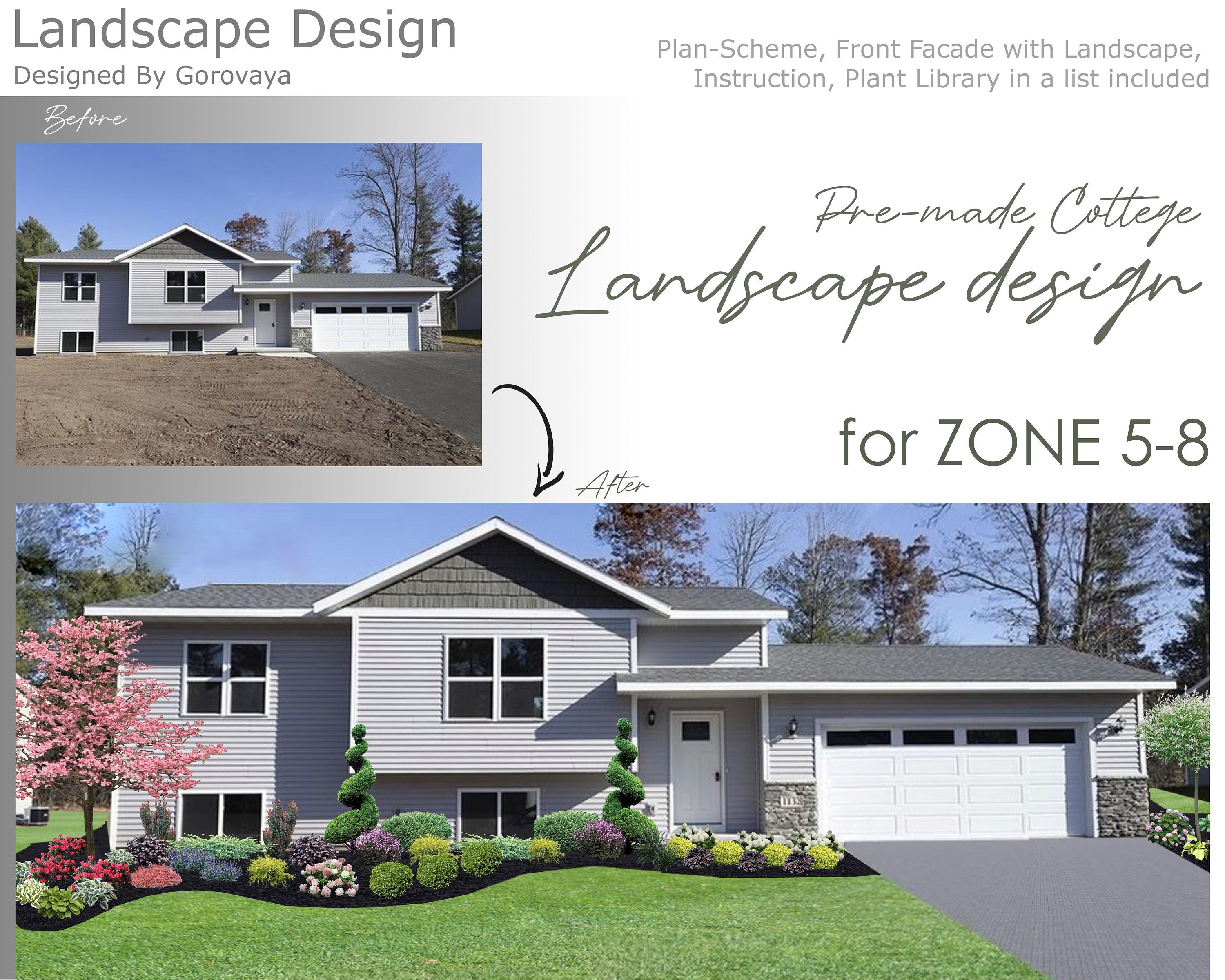 Split Entry Home Landscape