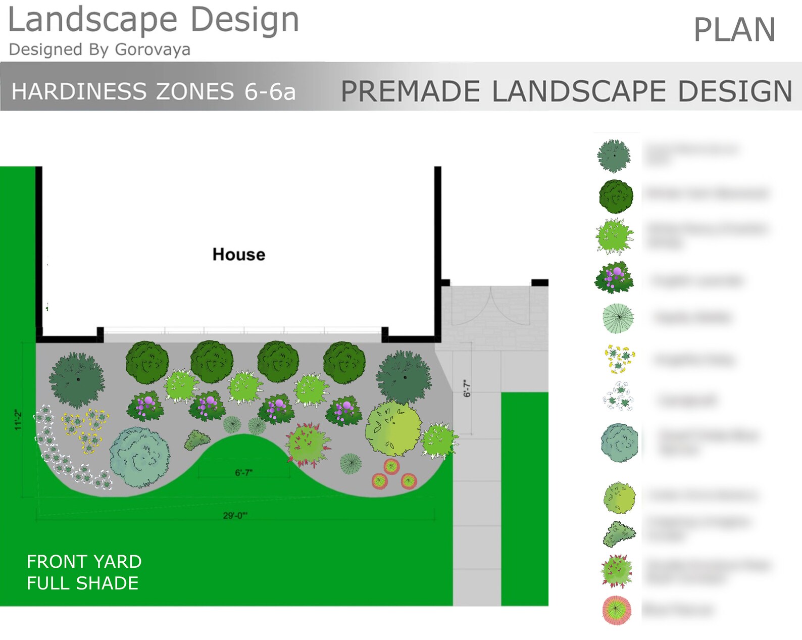 Ready-made Landscape, Premade Spiral Tree Design, Zone 6 (6a) Landscape Design, Landscaping ...
