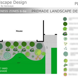Ready-made Landscape, Premade Spiral Tree Design, Zone 6 (6a) Landscape ...