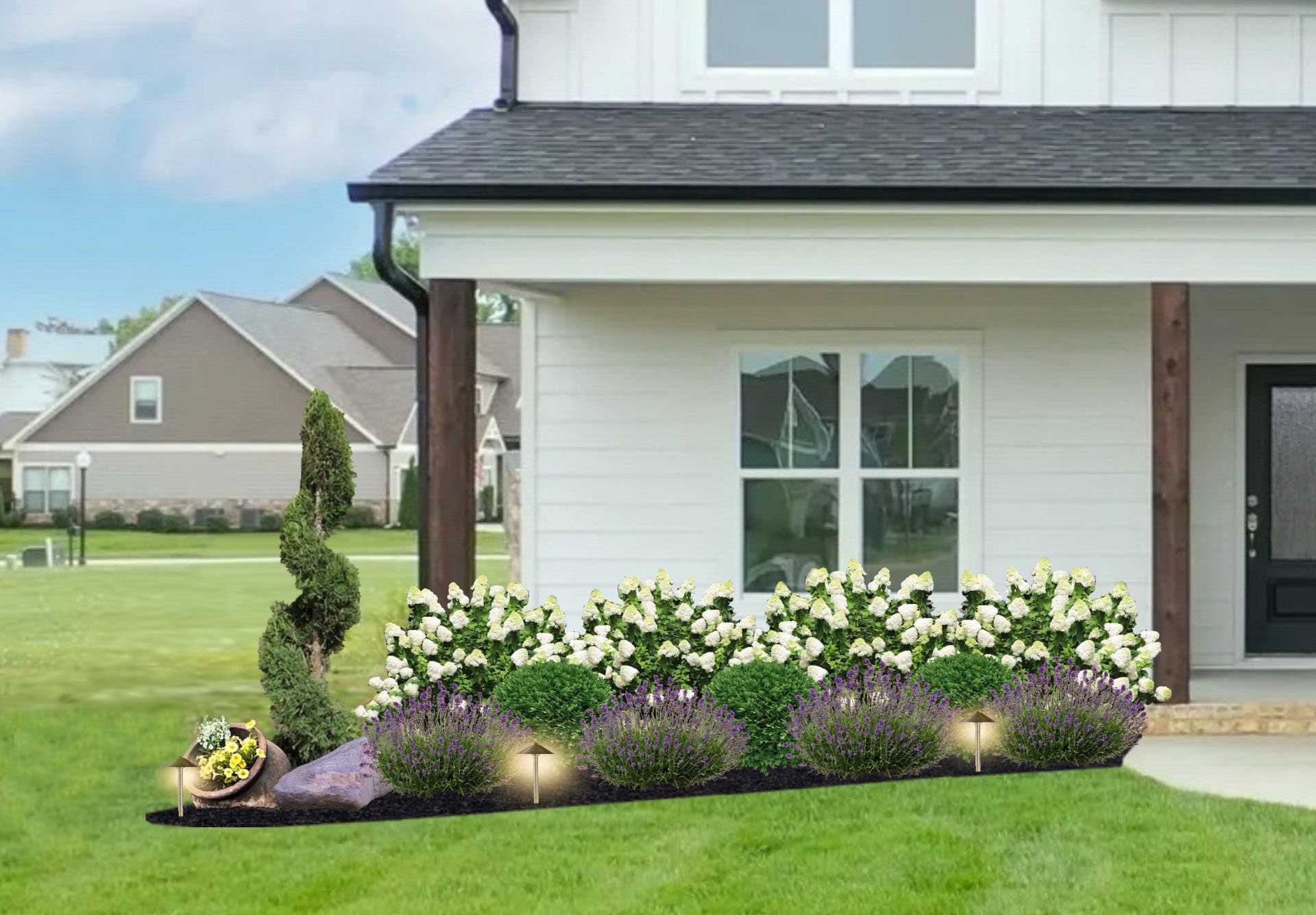 Topiary Landscape: Zone 5-8. Simple and Clean Landscape, Ready-made ...