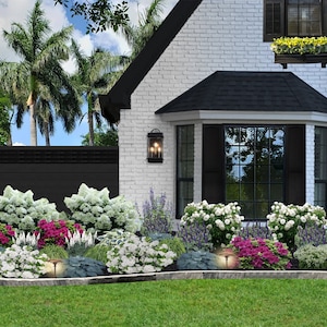 Texas Zone 9 (9a , 9b) Landscape Premade Design, Ready Made Landscape ...