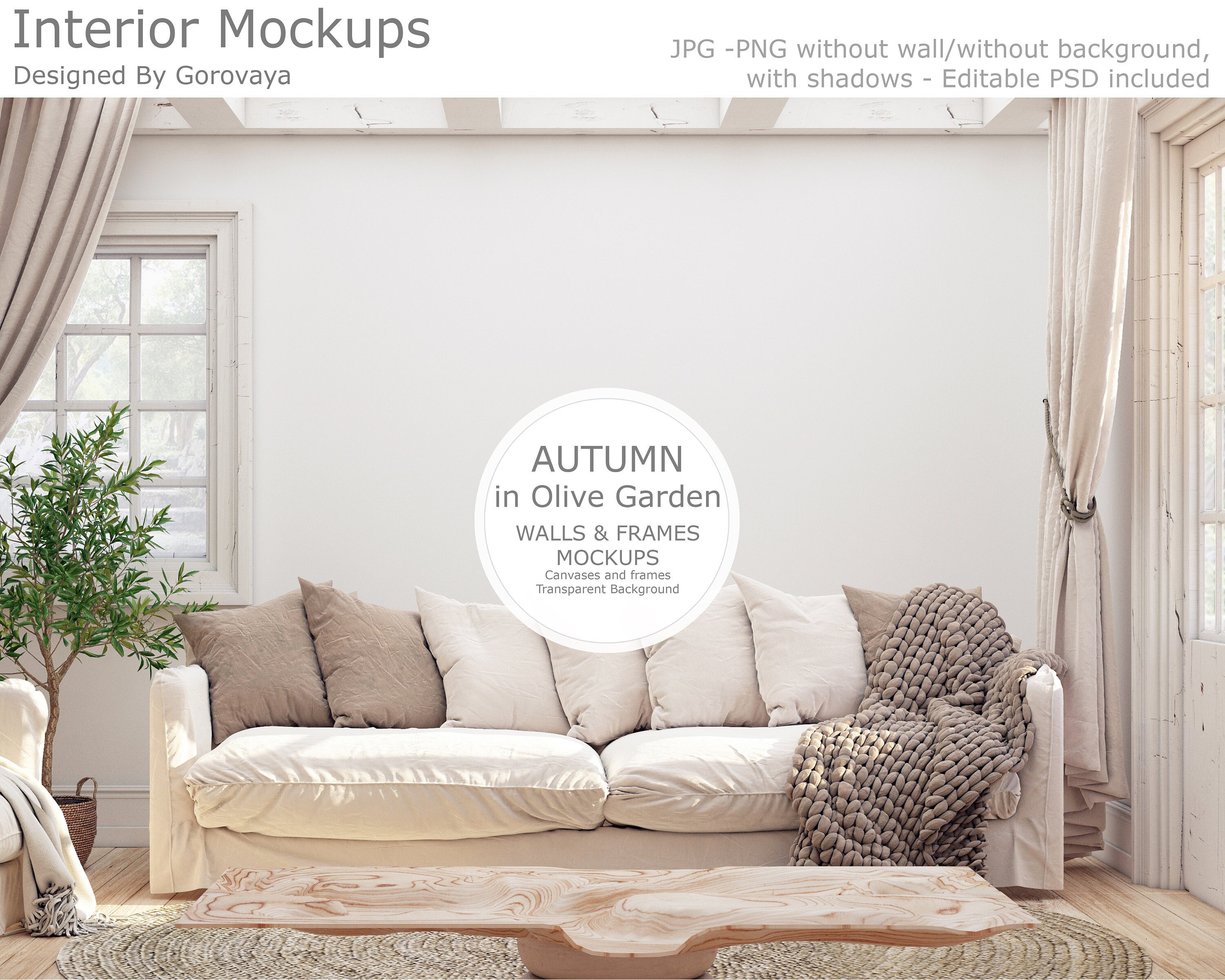 Interior Mockup Farmhouse Mockup Rustic Mockup Olive Garden | Etsy