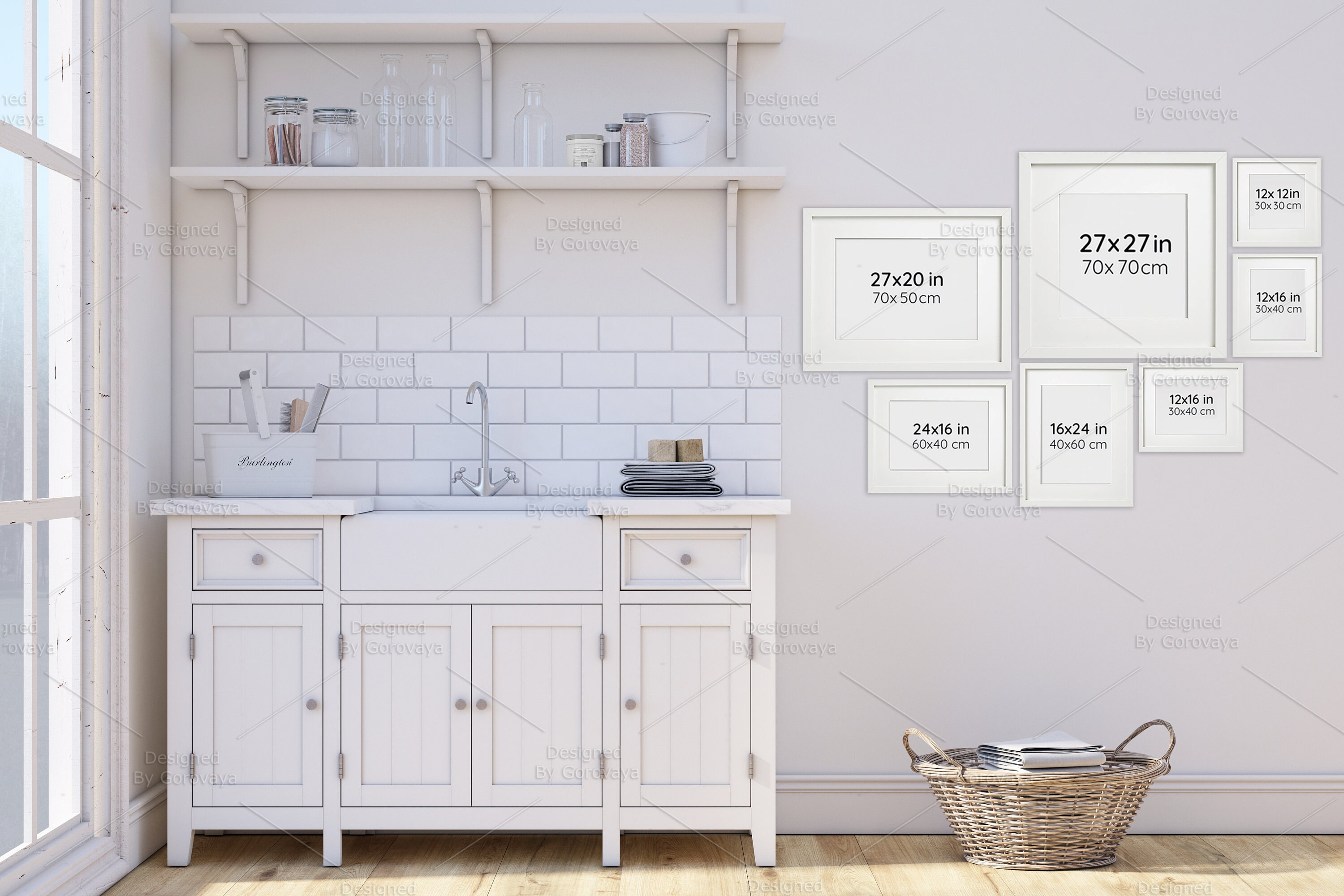 Interior Mockup, Laundry Mockup, Country House Mockup, Farmhouse Mockup ...