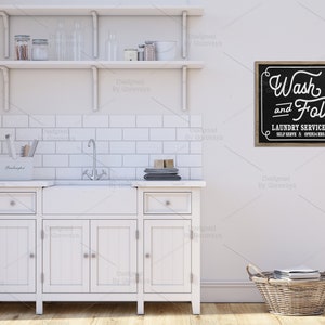 Interior Mockup, Laundry Mockup, Country House Mockup, Farmhouse Mockup ...