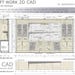 2D Bar Elevation, Kitchen Bar Area Draft, 2D Custom Bar Cabinet Set-up ...