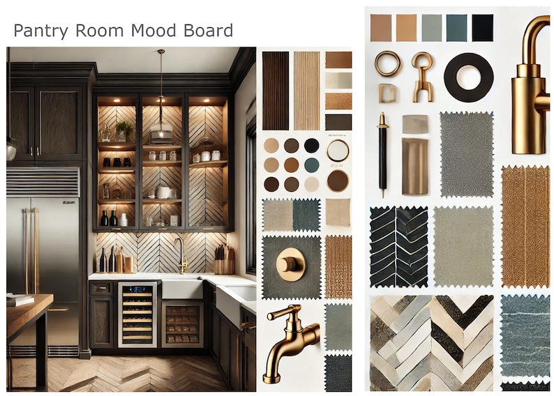 2D Pantry Room, 2D CAD Cabinet Design, Custom Draft, Bespoke Elevations ...