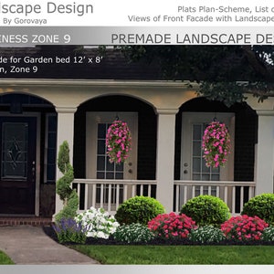 Texas Zone 9 (9a , 9b) Landscape Premade Design, Ready Made Landscape ...
