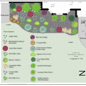 Texas Zone 9 (9a , 9b) Landscape Premade Design, Ready Made Landscape ...