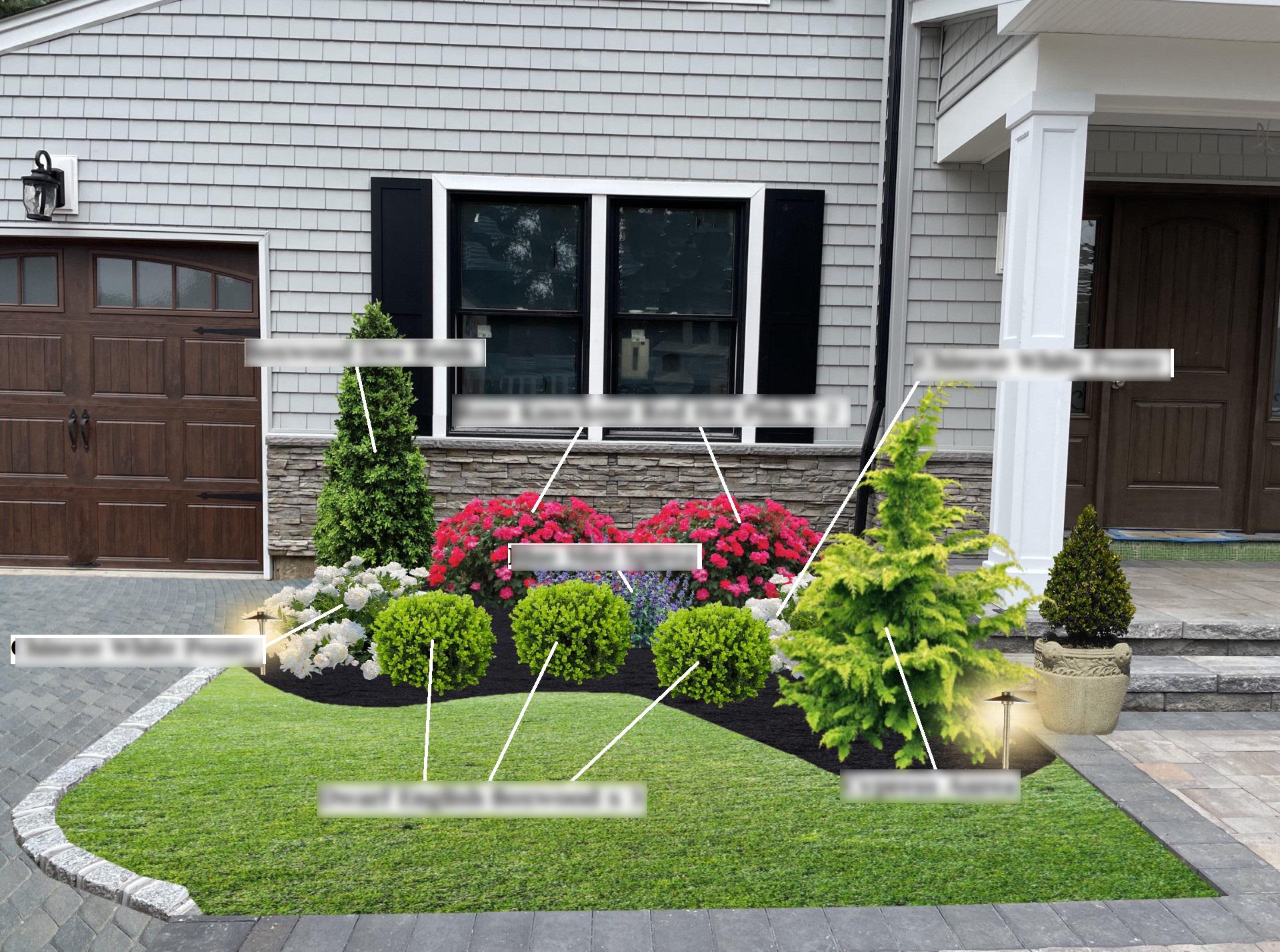 Premade Landscape Design, Landscape Garden Bed, Zone 5-8, Landscape ...