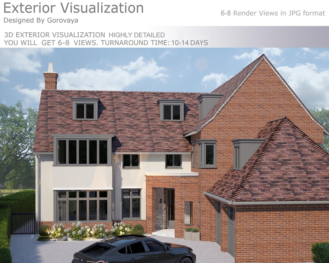 3D Visualization of Exterior, Highly Detailed Rendering of Exterior ...