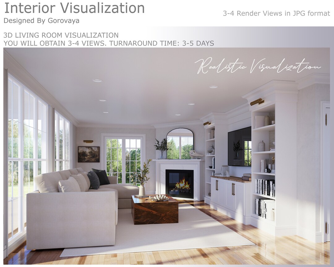 3D Small Living Room Interior Design, Online Family Room, , 3D ...