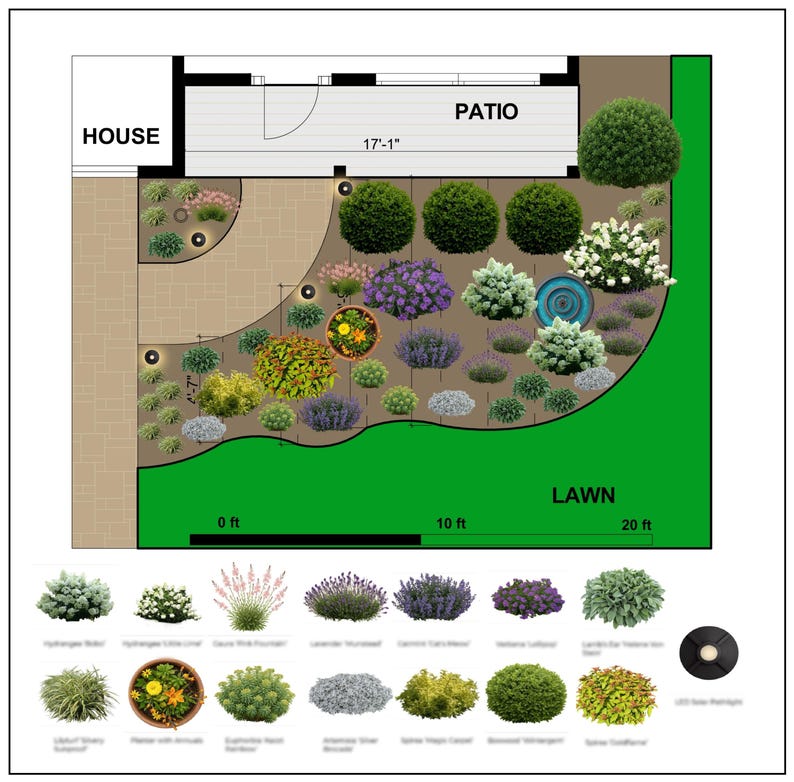 Front Facade Design, Landscape Design, Landscape Layout, Clean and ...