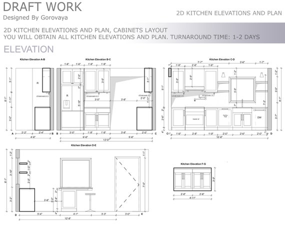 Kitchen Cabinet Elevations Extreme DIY Kitchen Renovation (Before