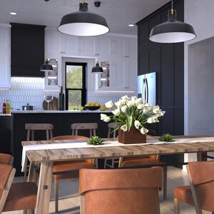 3D Open Concept Design, Open Space Interior Visualization, 3D Modeling ...