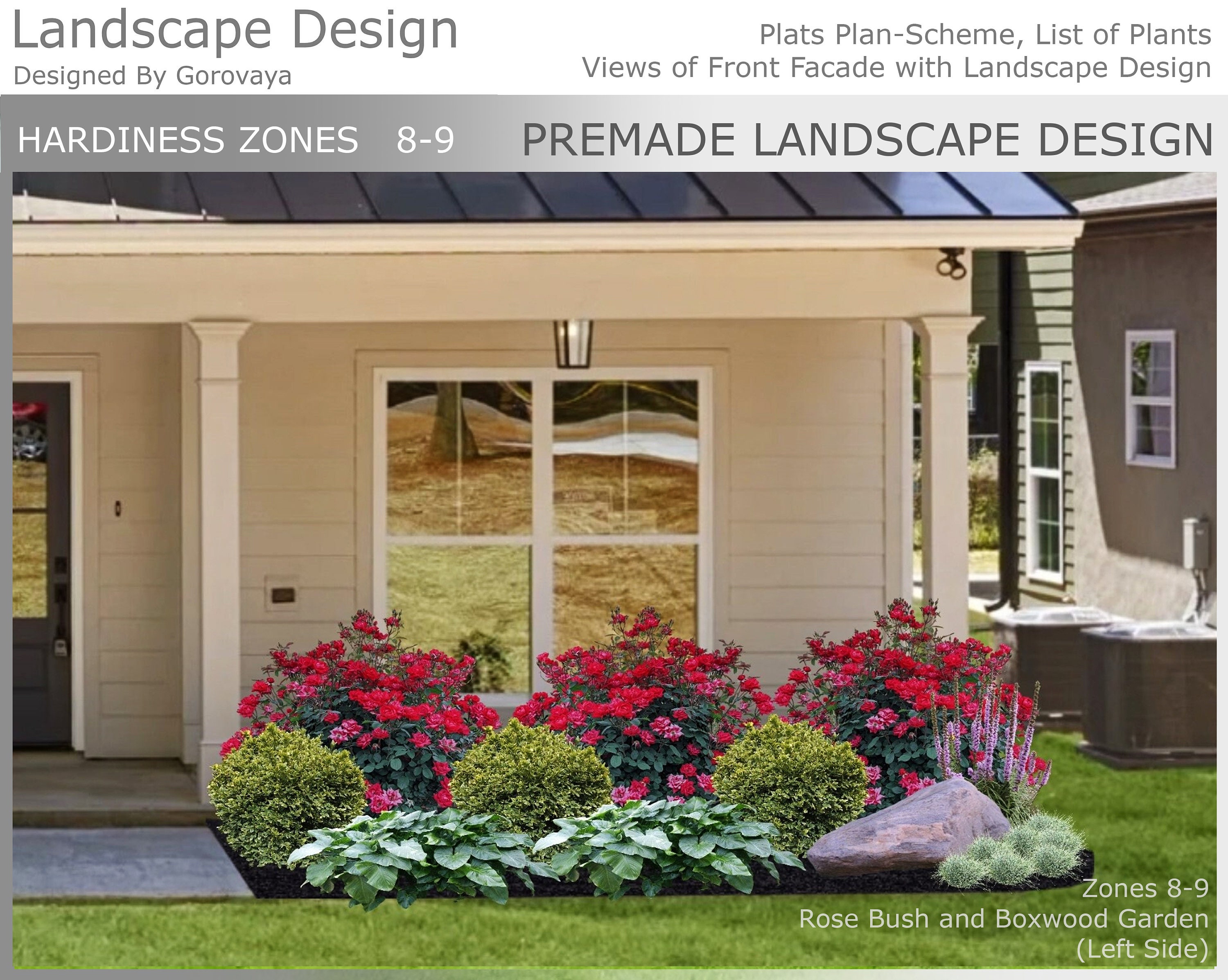 Knockout Rose Garden Ideas Garden Blooms: A Zone 8 9 Landscape Prelude