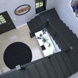 3D Open Concept Design, Open Space Interior Visualization, 3D Modeling ...