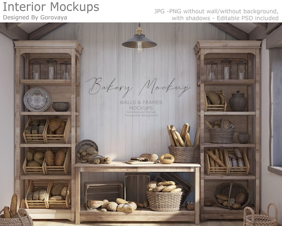 Maqueta interior Maqueta de panadería de granja Cocina - Etsy México