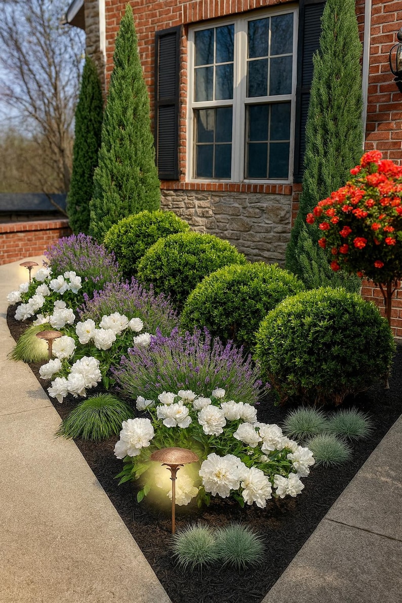 Premade Semicircle Landscape Design, Zone 5-8 (digital Download) - Etsy