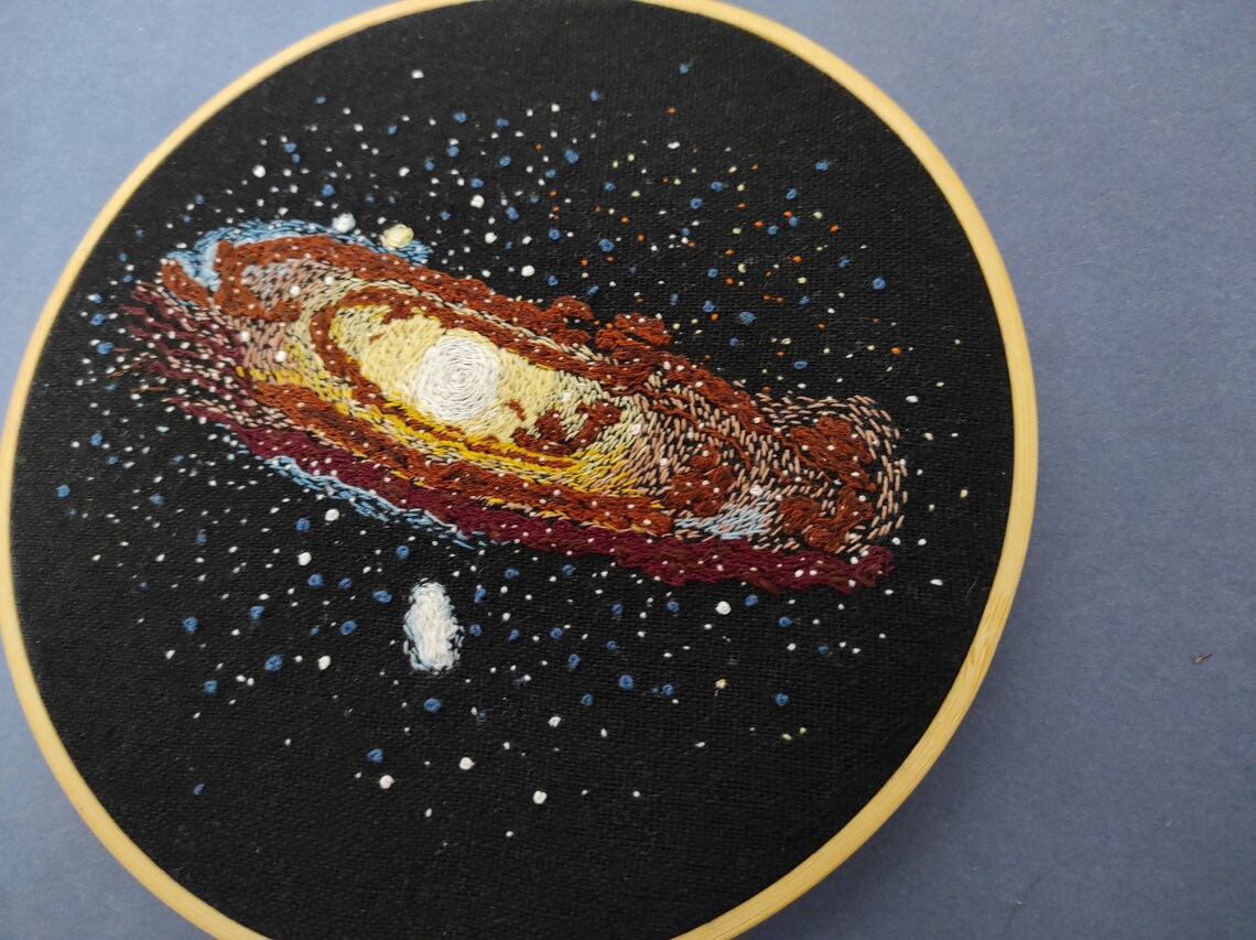 Embroidery Pattern Space Galaxy PDF Pattern Tutorial Instant - Etsy