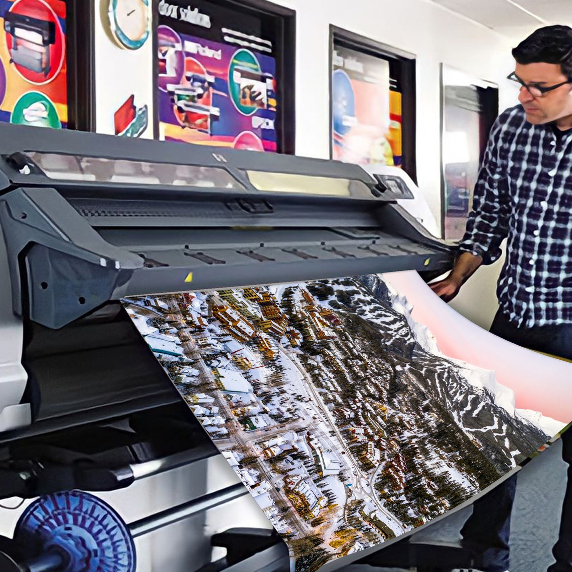 Big Couloir Ski Trail, Lone Peak, Big Sky Resort, Montana, Extreme ...