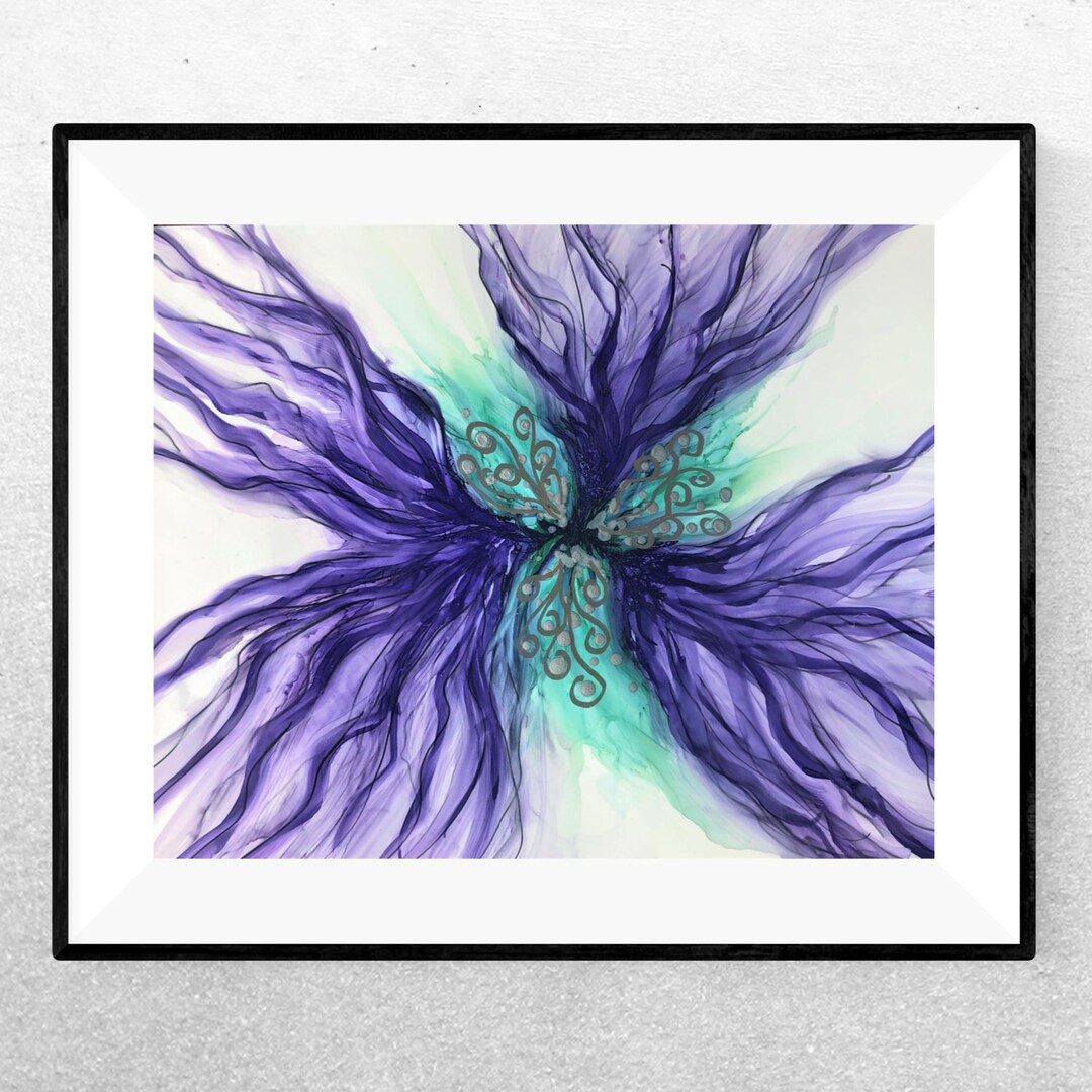 HYPNOTIQUE Original Alcohol Ink Abstract, Alcohol Ink, Fluid Art ...