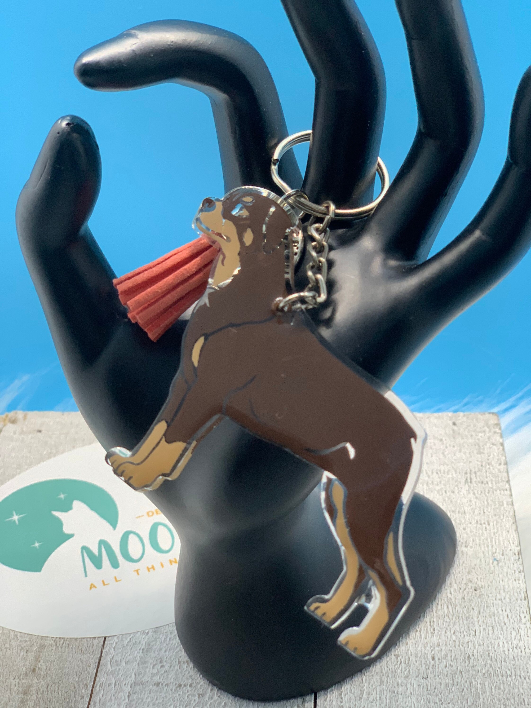 Rottweiler Keychain Rottweiler Gifts Personalized Rottweiler - Etsy UK