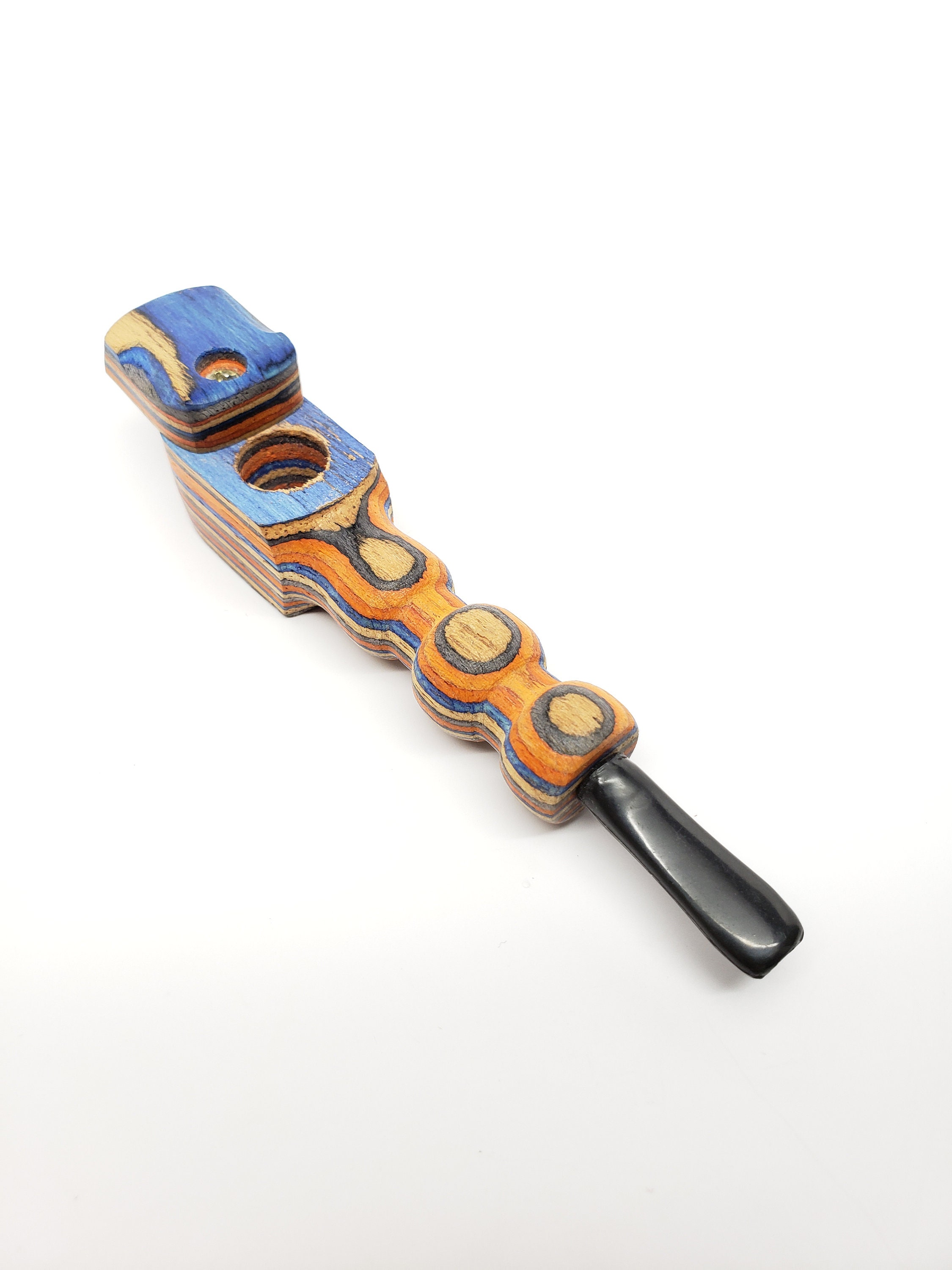 Large Wooden 5 Hand Pipes Hippy Tobacco Pipe - Etsy