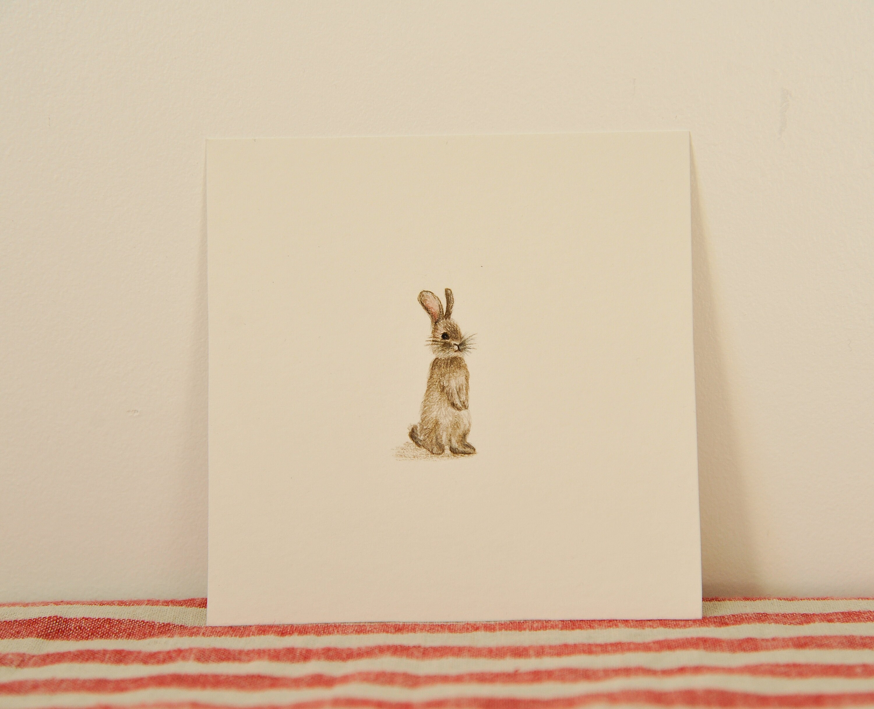 Aquarelle Bunny Original Tiny Painting Miniature Rabbit Hare - Etsy