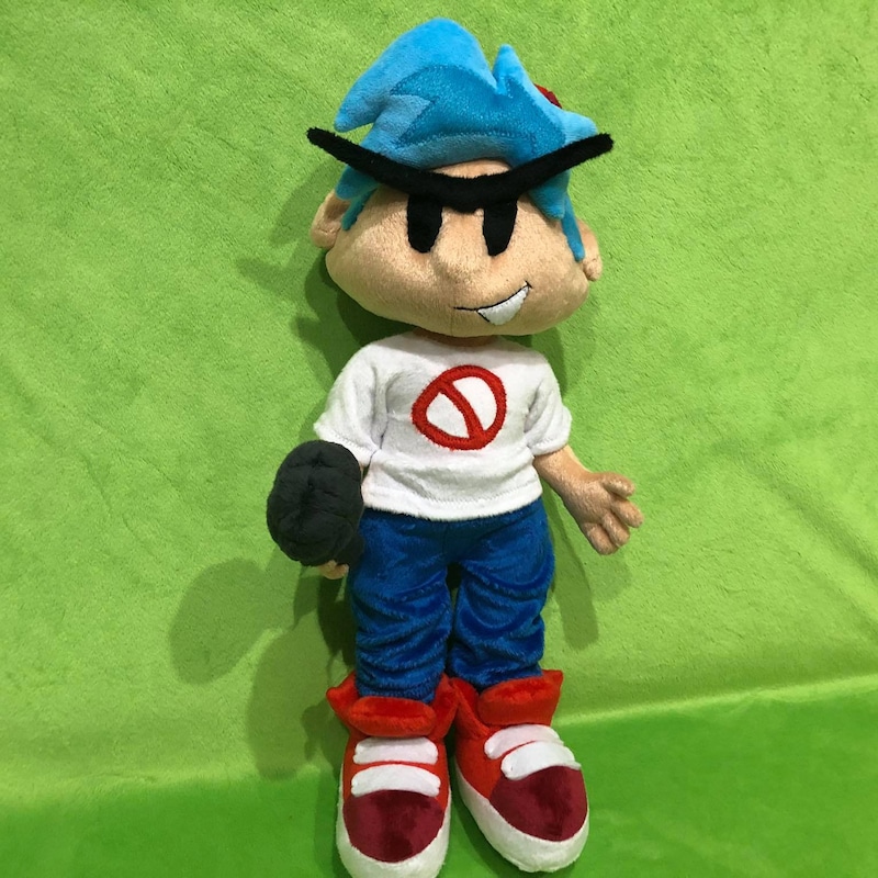 Boyfriend Plush Friday Night Funkin - Etsy