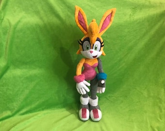 Whisper the Wolf Plush Sonic | Etsy