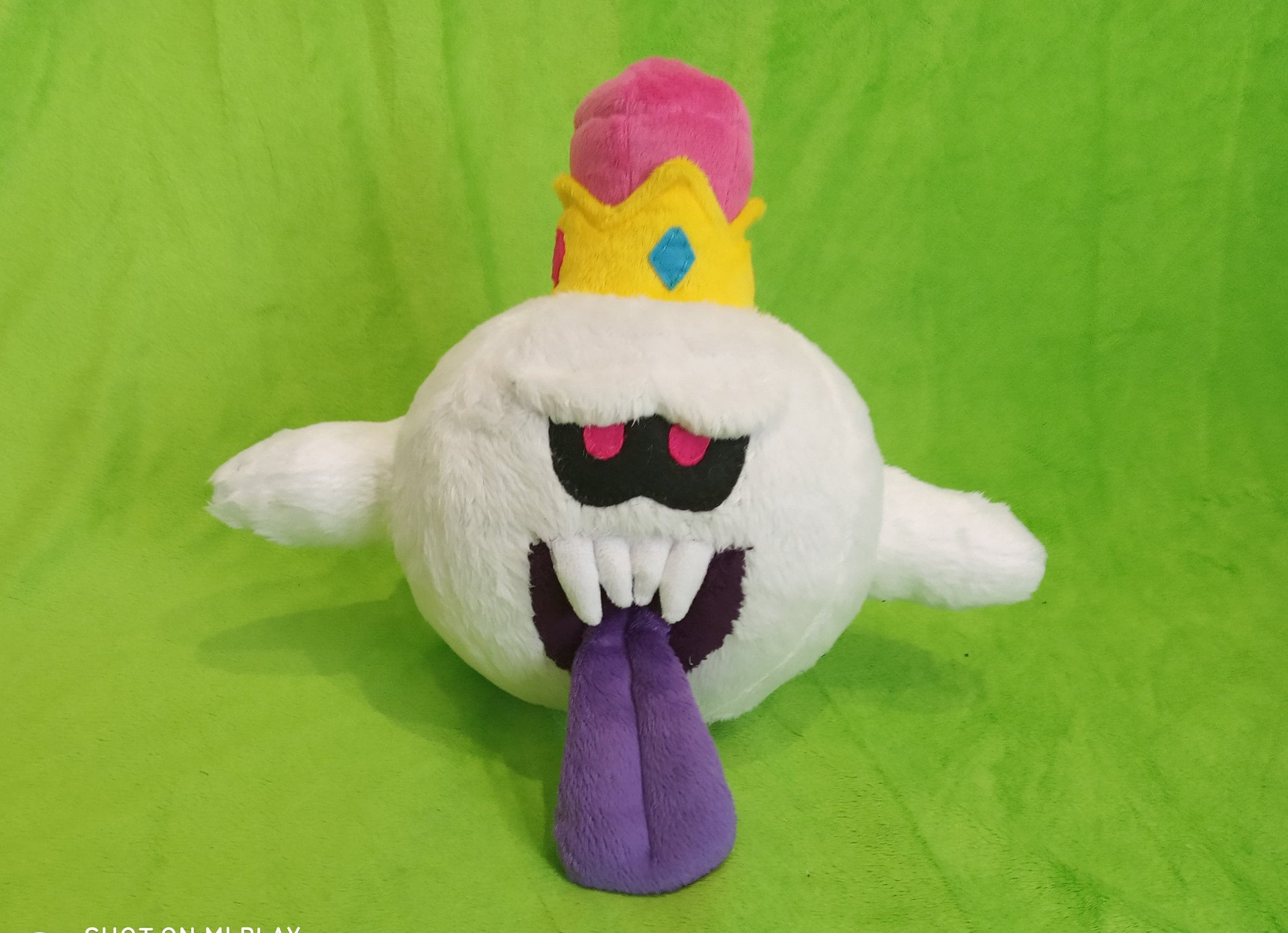 A Stuffed Toy Inspired By King Boo I Will Make Your Toy To Etsy