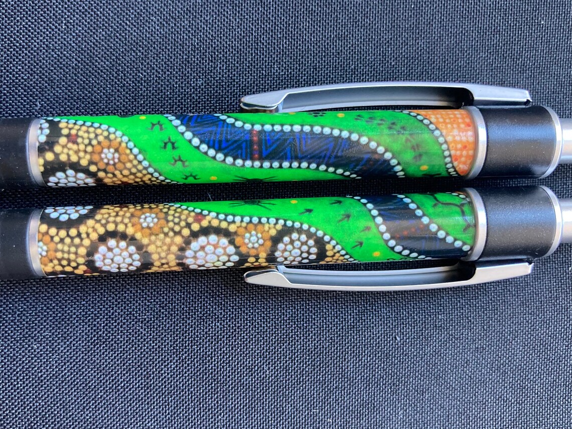 Set of 6 Beautiful Aboriginal Design Pens - Etsy