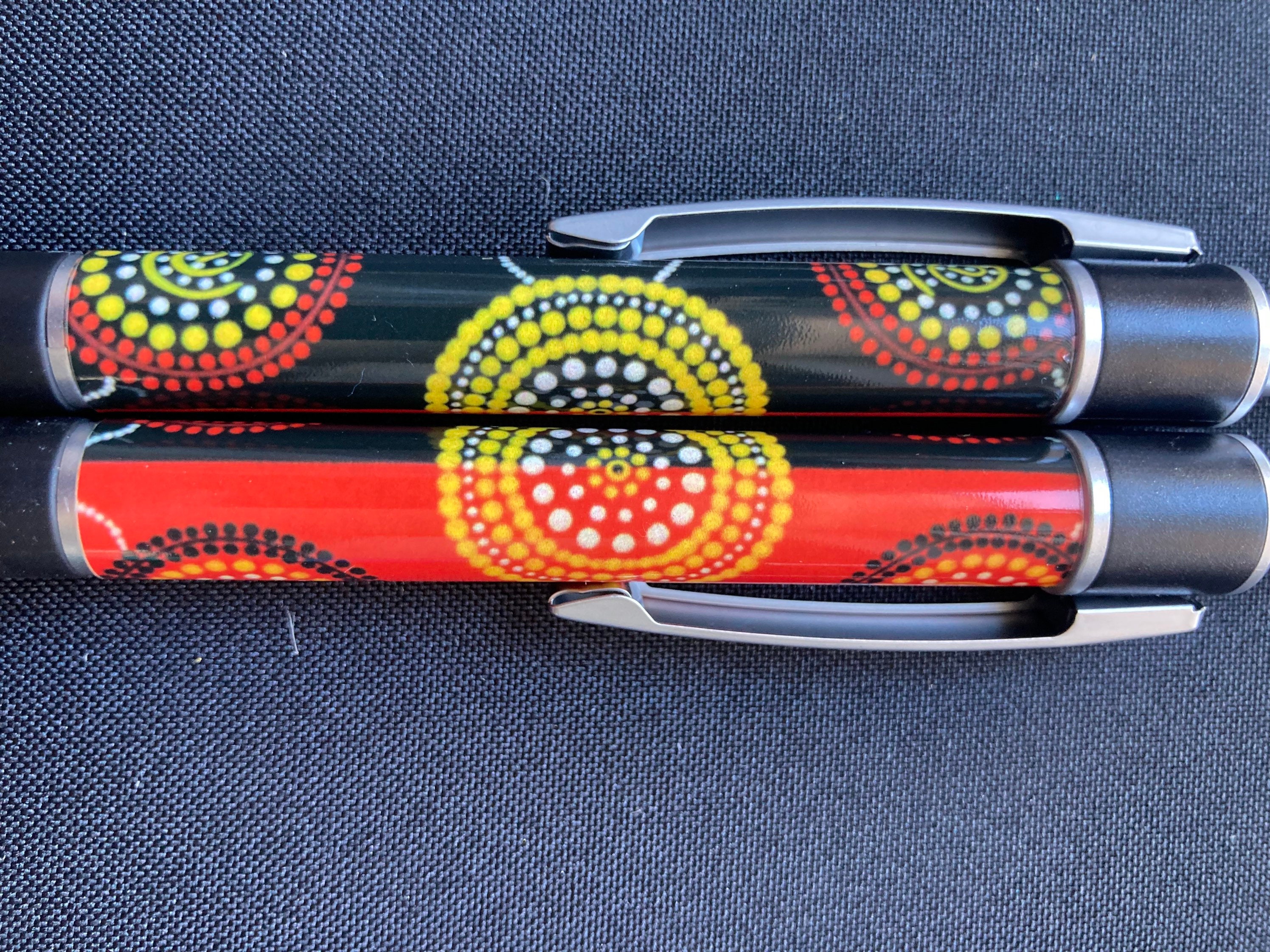 Set of 6 Beautiful Aboriginal Design Pens | Etsy