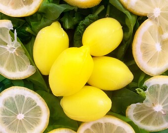 Lemon Soap Natural Citrus LEMON Salt Bar Soap Handmade Soap ...