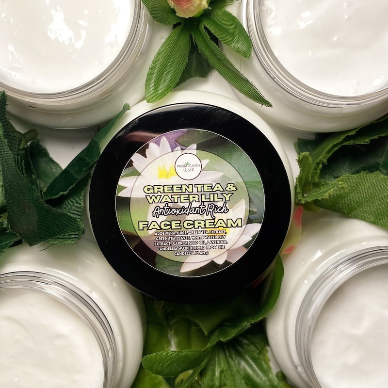 Face Cream Green Tea - Etsy