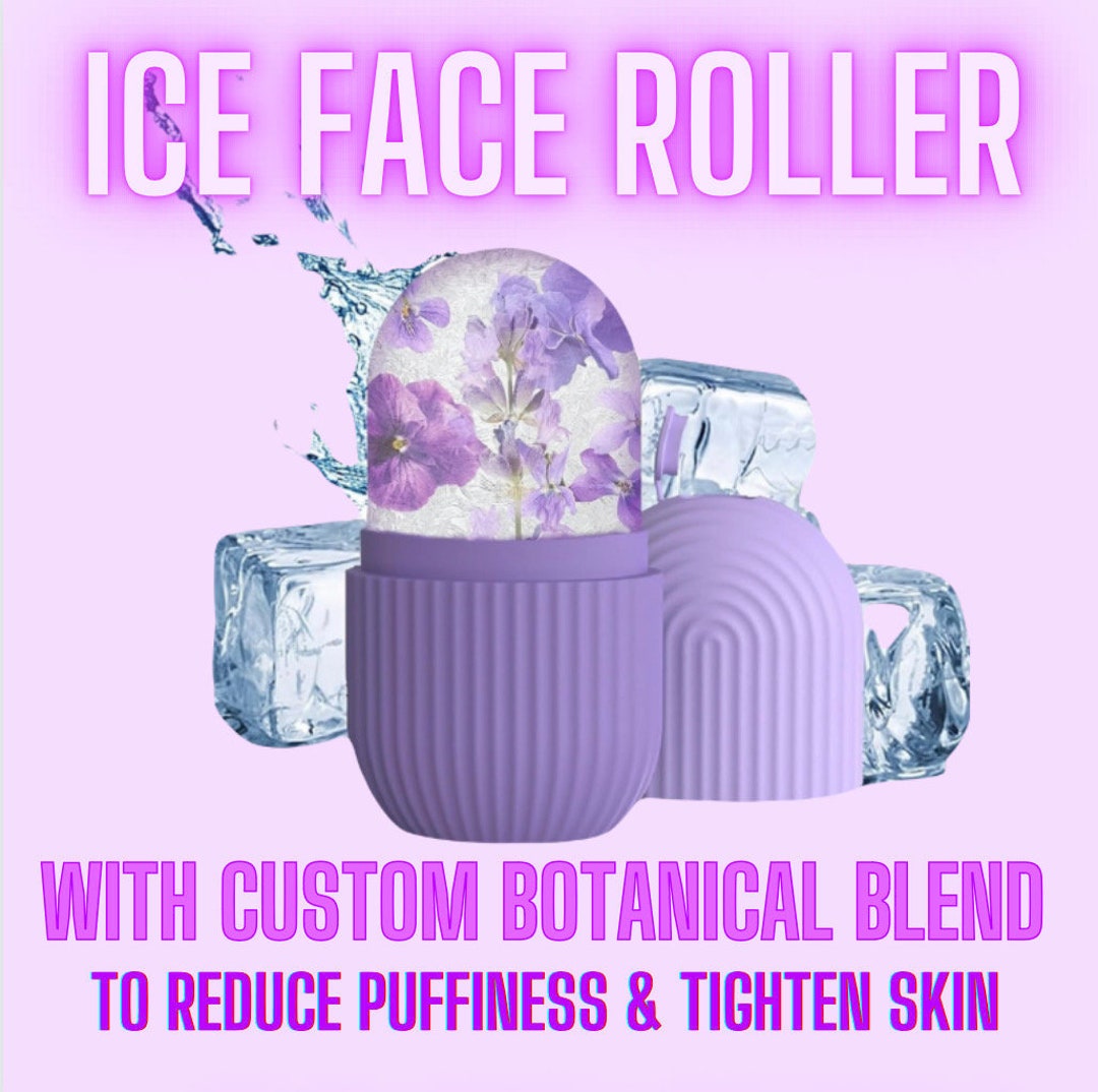 Ice Face Roller With Custom Skincare Bontanical Blend - Etsy